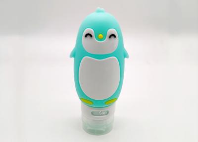 China 30ml Screw Cap Cartoon Penguin Cosmetic Packaging Tube PE Plastic Custom Color for sale