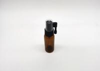 China 30ml Amber Cylinder Plastic Cosmetic Bottle with Dropper for Personal Care Packaging for sale