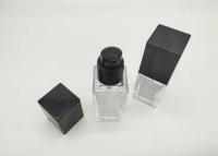 China ISO Label Transparent 30ml 50ml Glass Cosmetic Bottles for sale