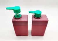 China 100ml 250ml Pink HDPE Plastic Bottles with Lotion Pump for Skincare Packaging for sale