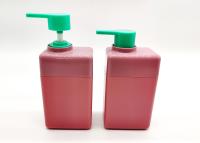 China 100ml 250ml Pink HDPE Plastic Bottles with Lotion Pump for Skincare Packaging for sale