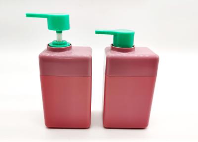 China 100ml 250ml Pink HDPE Plastic Bottles with Lotion Pump for Skincare Packaging for sale