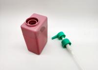 China 100ml 250ml Pink HDPE Plastic Bottles with Lotion Pump for Skincare Packaging for sale