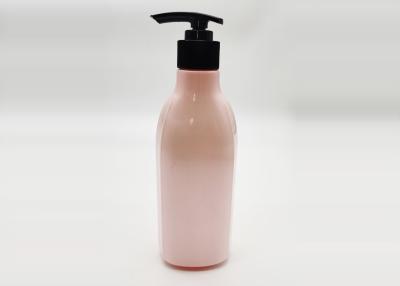 China 150ml Pink Round PET Plastic Cosmetic Bottle with Lotion Pump for Skincare for sale