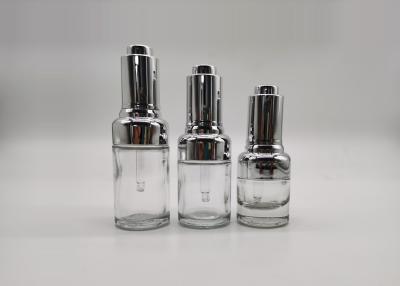 China Clear Essential Oil Glass Bottle 30ml 20ml 15ml with Dropper Cap for Perfume for sale