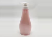 China 500ml Round PET Plastic Cosmetic Bottles With Lotion Pump for sale