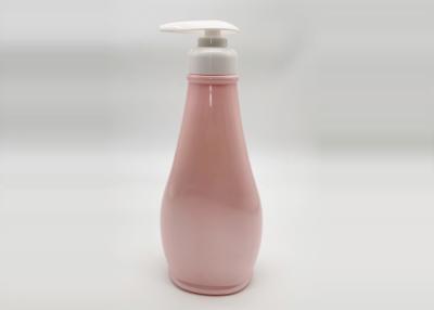 China 500ml Round PET Plastic Cosmetic Bottles With Lotion Pump for sale