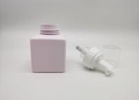 China 250ml Pink PET Plastic Cosmetic Bottle with Foam Pump for Lotion Cleanser for sale