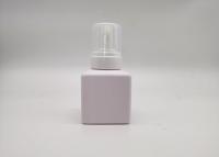 China 250ml Pink PET Plastic Cosmetic Bottle with Foam Pump for Lotion Cleanser for sale