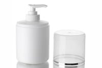 China Lotion 300ml 400ml 500ml HDPE Plastic Bottles With Cap for sale