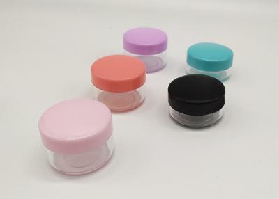 China 15g 20g  PS Transparent Face Cream Jars With PP Cap for sale