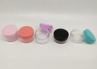 China 15g 20g  PS Transparent Face Cream Jars With PP Cap for sale