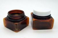 China ODM Square Pet 50g 80g Cream Mask Empty Jar for sale