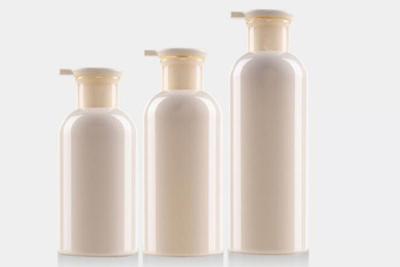 China White 350ml 400ml 500ml Plastic Shampoo Pump Lotion Bottle for sale