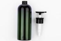 China White 350ml 400ml 500ml Plastic Shampoo Pump Lotion Bottle for sale