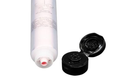 China Plastic Soft Cosmetic Tube 30ml to 200ml with Pump Cap for Facial Cleanser for sale
