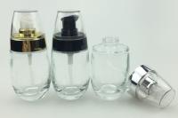China Liquid Emulsion White 30ml Glass Empty Essence Bottle for sale