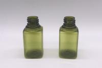 China 30ml Square PET Plastic Toner Water Bottle With Cap for sale
