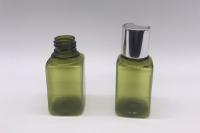 China 30ml Square PET Plastic Toner Water Bottle With Cap for sale