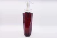 China Irregular Square 400ml Plastic Cosmetic Bottles With Lotion Pump for sale