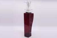 China Irregular Square 400ml Plastic Cosmetic Bottles With Lotion Pump for sale