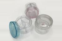 China 10ml Separate Day And Night Face Cream Jars Transparent PS for sale