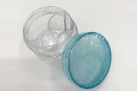 China 10ml Separate Day And Night Face Cream Jars Transparent PS for sale