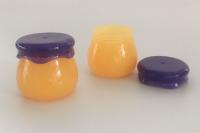 China PP Plastic Mushroom Head Cream Jar 10ml Travel Sample Lip Frozen Bottle for sale