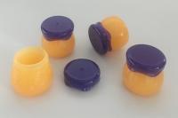 China PP Plastic Mushroom Head Cream Jar 10ml Travel Sample Lip Frozen Bottle for sale