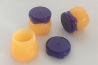 China PP Plastic Mushroom Head Cream Jar 10ml Travel Sample Lip Frozen Bottle for sale