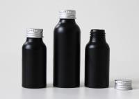 China Black Aluminum 100ml Custom Cosmetic Bottle for Hair Wax Lotion OEM for sale