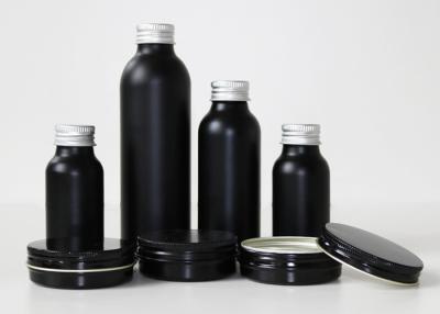 China Black Aluminum 100ml Custom Cosmetic Bottle for Hair Wax Lotion OEM for sale