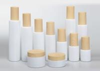 China 500ml Frosted Glass Lotion Pump Bottle Cosmetic Jar with Custom Label Printing for sale