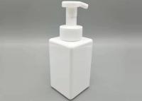 China 500ml Square PET Plastic Hand Sanitizer Soap Bottle for Facial Cleanser for sale