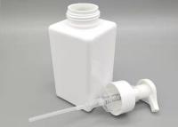 China 500ml Square PET Plastic Hand Sanitizer Soap Bottle for Facial Cleanser for sale