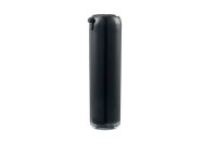 China OEM 50ml Black Acrylic Cosmetic Bottles with Hot Stamping Custom Lotion Pump for sale