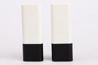 China Black ABS AS 5g Square Lipstick Tube Packaging for sale