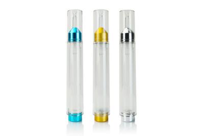 China 15ml PETG Airless Bottle for Eye Cream Skincare Packaging Custom Color for sale