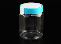 China Honey Storage 500ml Hexagonal Plastic Jar With Metal Lid for sale