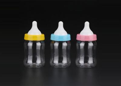 China Custom Gradient 250ml PET Plastic Milk Bottle for Cosmetic Packaging for sale