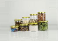 China 64mm 250ml Tea Plastic Jar with Aluminum Screw Cap for Food Storage for sale