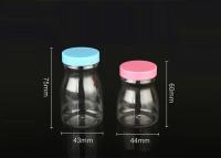 China 75ml Clear PET Yogurt Pudding Bottle For Food Packaging for sale
