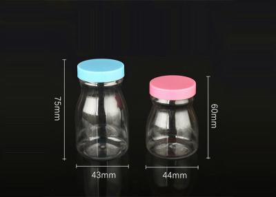 China 75ml Clear PET Yogurt Pudding Bottle For Food Packaging for sale