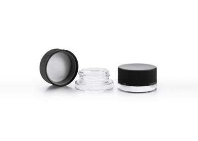 China 5g 7g Cosmetic Glass Jar with CRC Compression Rotation Cap for Storage for sale