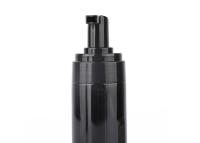 China 100ml Shiny Black Foam Pump Plastic Cosmetic Bottles for sale