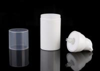 China Round 75ml PP Airless Cosmetic Bottles Silk Screen Printing for sale