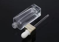 China Square Glass Lotion Toner Bottle 120ml 50g Cosmetic Cream Container OEM for sale