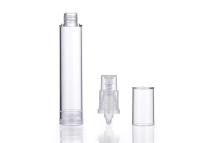 China Portable AS Airless Cosmetic Bottles 10ml 12ml 15ml for Lotion Serum Packaging for sale