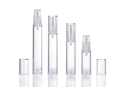China Portable AS Airless Cosmetic Bottles 10ml 12ml 15ml for Lotion Serum Packaging for sale