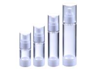 China 30ML 50ML 100ML Airless Cosmetic Emulsion Bottle Plastic Packaging for sale